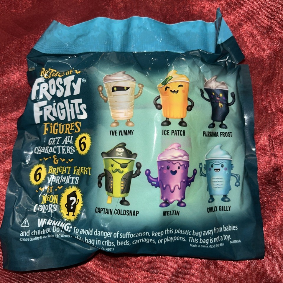 2025 Wendy's Kids Meal return Of Frosty Fright (Chilly Gilly) RARE ...