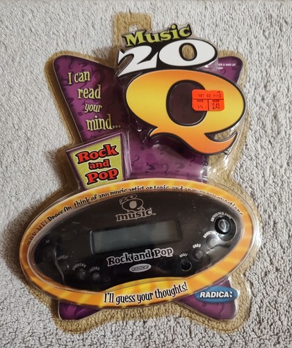 20 Questions MUSIC Rock And Pop 20Q Handheld Electronic Game NEW SEALED ...
