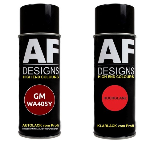 Autolack Spraydose Set GeneralMotors WA405Y Limited Addiction Red ...