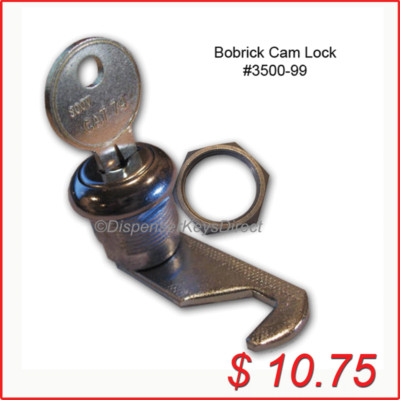 Bobrick Cam Lock Set #3500-99 for Paper Towel & Toilet Tissue Disp.(1 ...