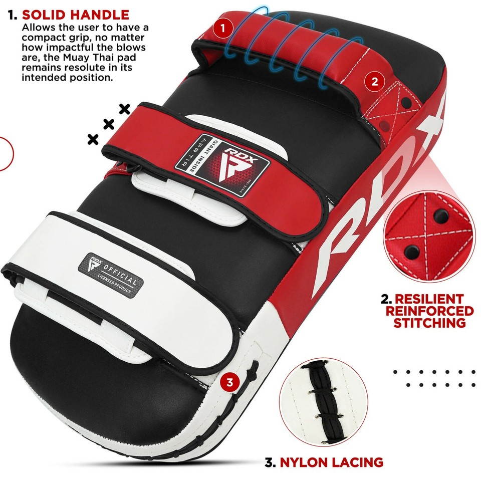 Muay Thai Kick Pad by RDX, Boxing Training Pads for Martial Arts ...
