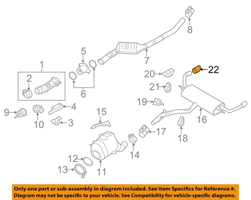 BMW OEM 14-16 X5 3.0L-L6-Tail Pipe Extension 18307633312 | eBay