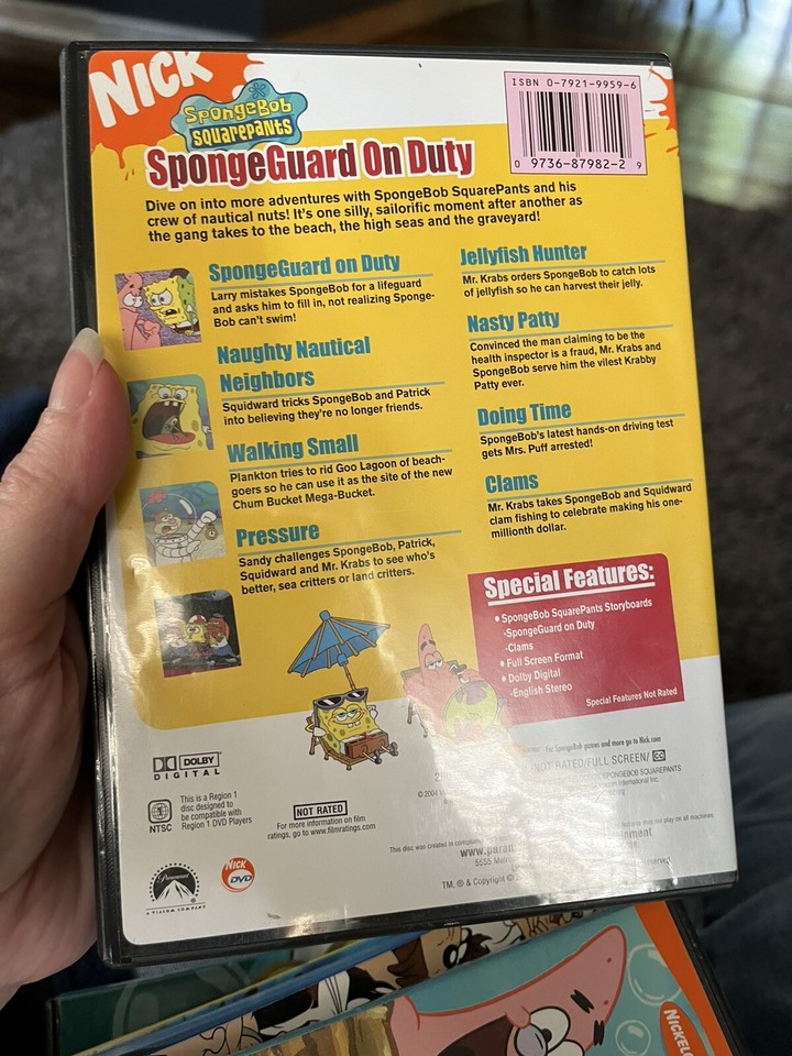 Spongebob Squarepants - Spongeguard on Duty (DVD, 2004) 97368798243 | eBay