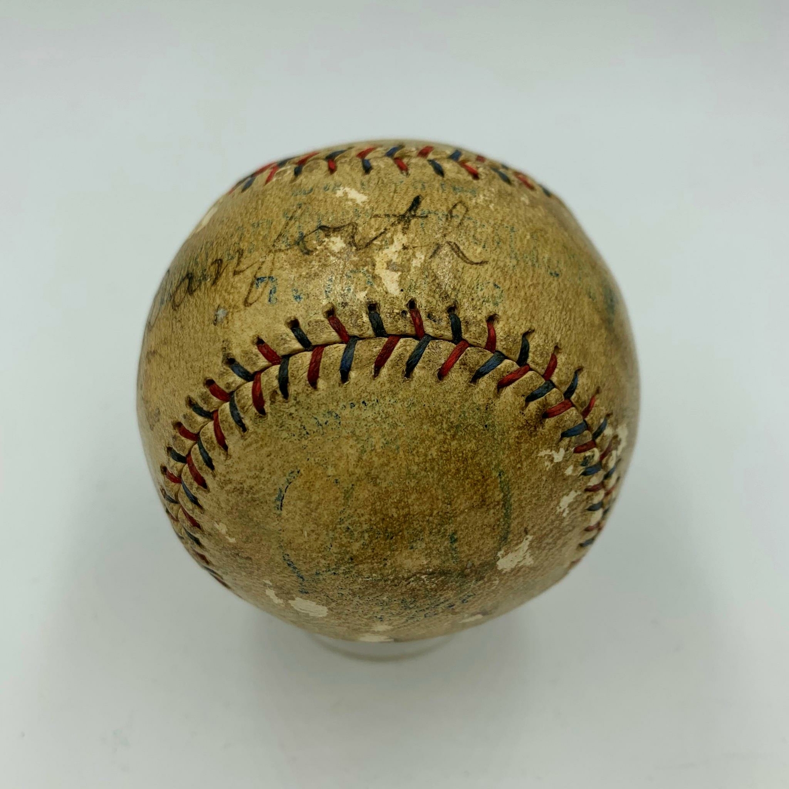 Dave Danforth Signed Heavily Inscribed 1920's Baseball 1919 Black Sox ...