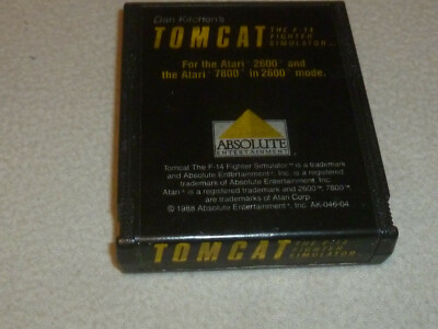 ATARI 2600 VIDEO GAME DAN KITCHENS TOMCAT CARTRIDGE ONLY VINTAGE ...