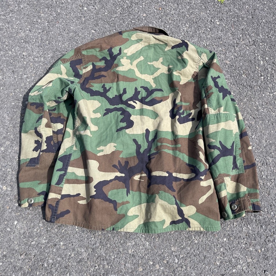 US Army Surplus Issue M81 Woodland BDU Jacket Shirt, Camo Army Combat ...