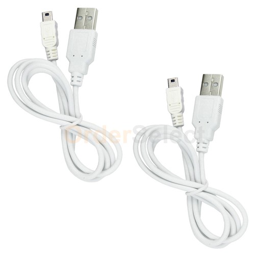 2 USB Cable Cord for GPS Garmin Nuvi 250 255 270 255W 750 760 1350 ...