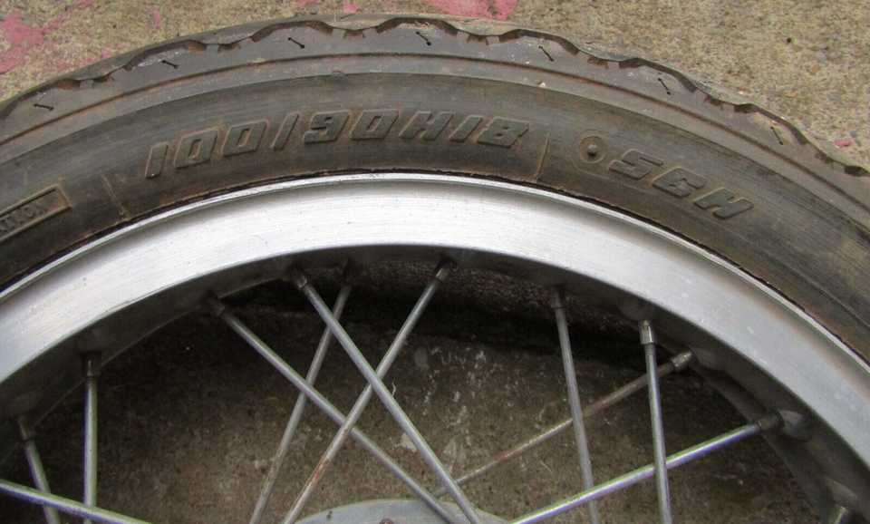 Montesa Cappra 360 GP 18" Rear Wheel 🔥Akront Rim 🔥Avon Roadrunner Tire🔥 ...