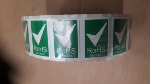 ROHS COMPLIANT GREEN 2500 DECALS ON A ROLL | eBay UK