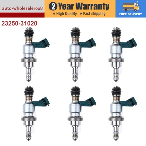 6X Fuel Injector For Toyota Mark X Crown Lexus GS300 IS250 4GRFSE 23250 ...