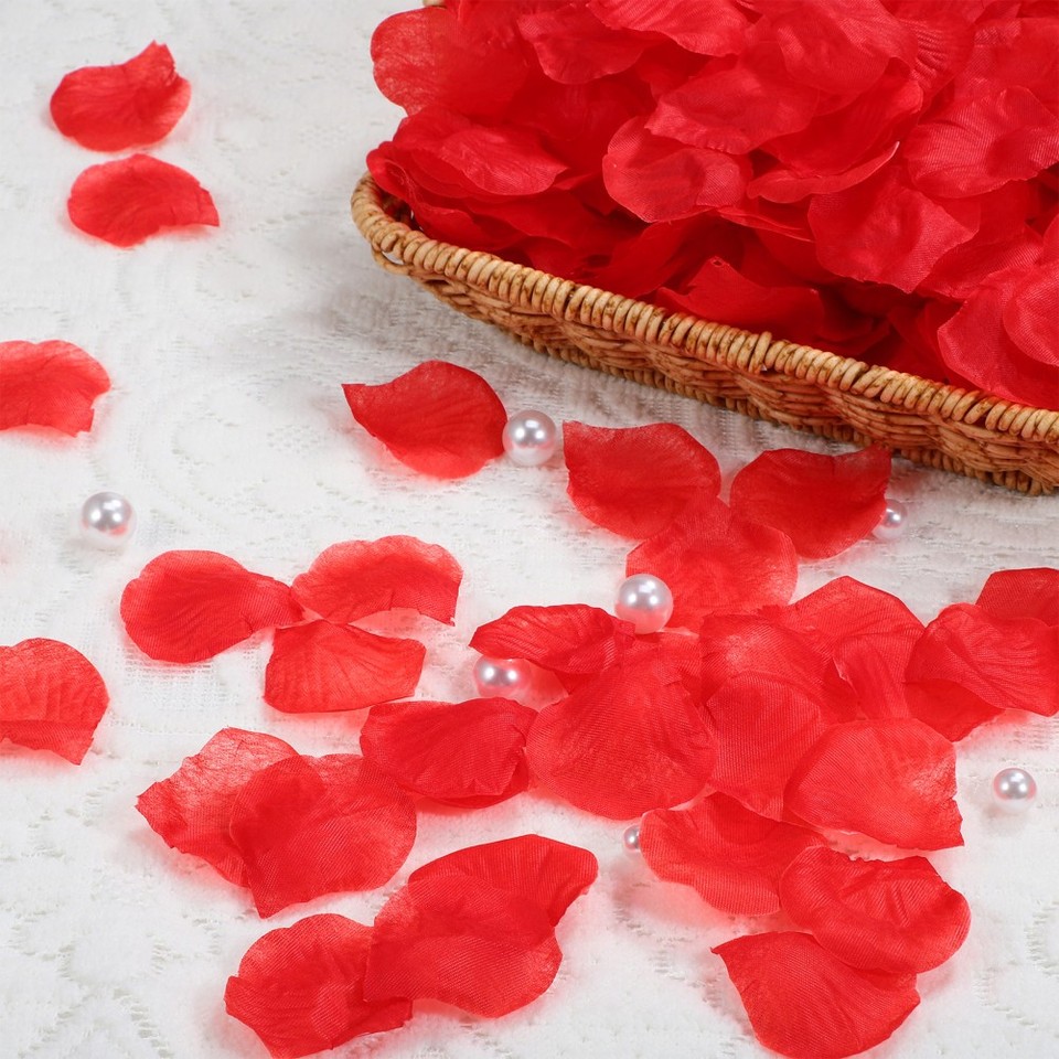 2000 Pcs Fake Flower Petals for Wedding Artificial Flowers Decoration ...
