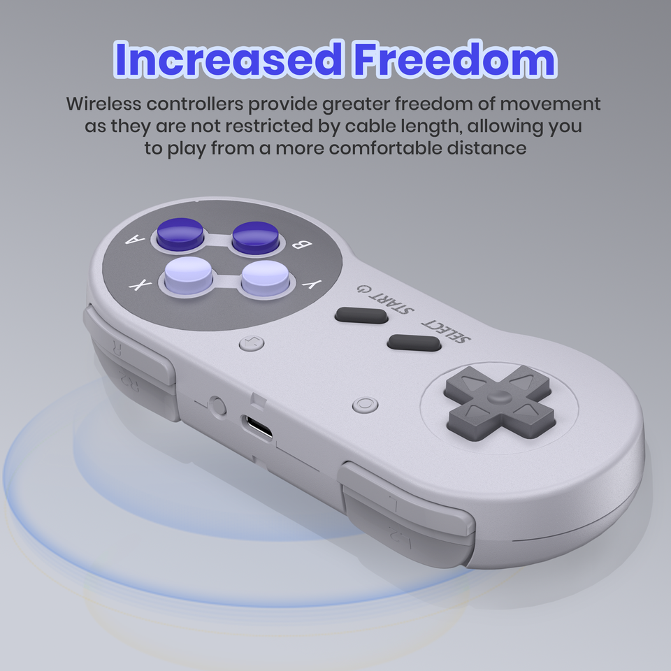 Wired/ Wireless SNES USB Controller For Windows 7 810 PC MAC Linux ...