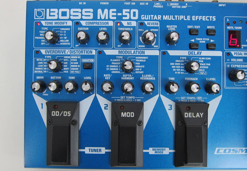BOSS ME-50 Guitar Effects Pedal Multi-Effects Pedal In Working Order ...
