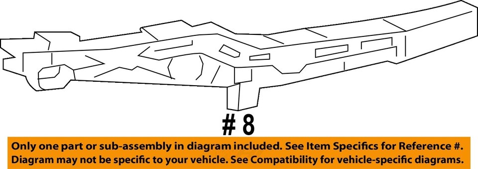 GM OEM 14-17 Regal Rear Bumper Bumper Components-Inner Bracket 22793771 ...