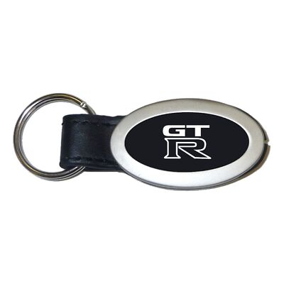 Nissan GTR Oval Leather Key Chain (Black) | eBay
