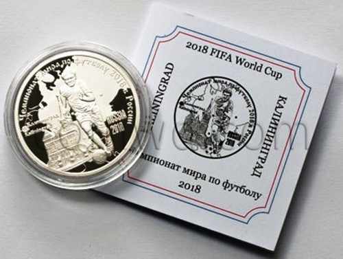 Cameroon 1000 francs 2018 world Cup - Kaliningrad silver + certificate ...