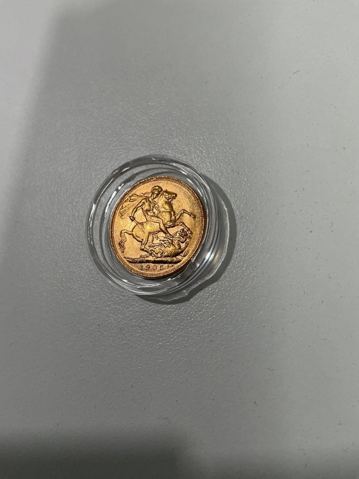 1905 Edward VII Full Gold Sovereign in capsule | eBay UK