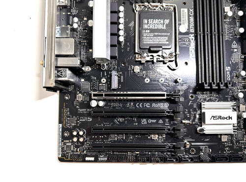 ASRock B760M-CX Intel Socket LGA1700 DDR5 Micro ATX WIFI 6E Motherboard ...