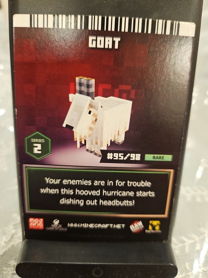 GOAT PET Minecraft Dungeons Arcade Cards Series 2 Non-Foil Hidden ...