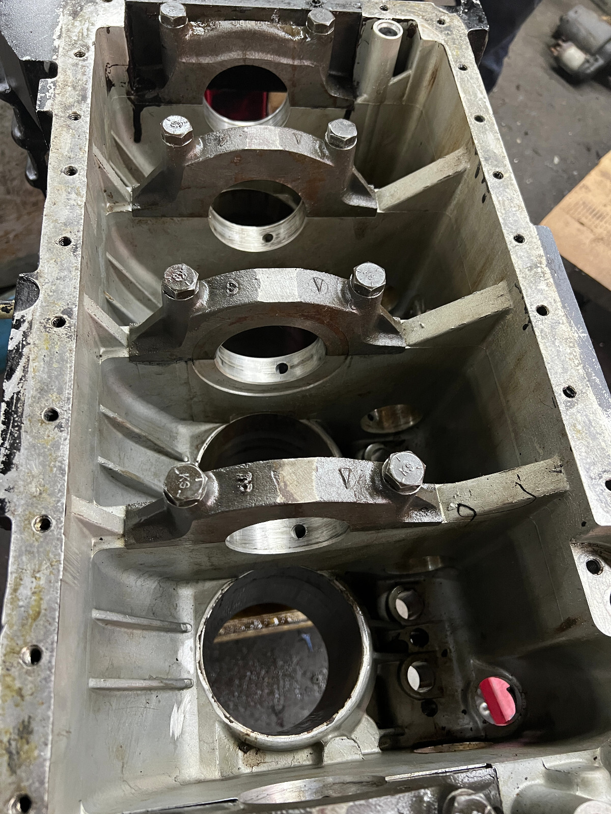 MERCRUISER 3.7L 165 MOTOR Engine BLOCK CORE Read Description !!! | eBay