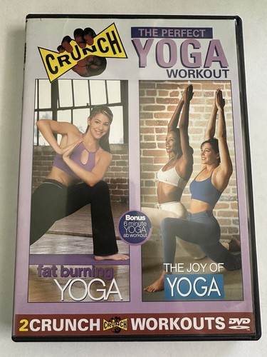 Crunch - The Perfect Yoga Workout (DVD, 2001) Fat Burning Yoga & Joy Of ...