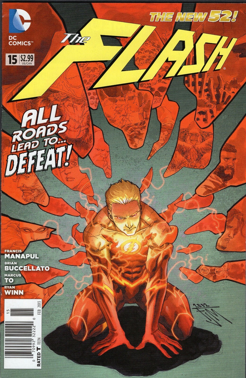 The Flash New 52 Covers