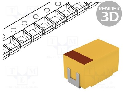 Capacitor: Tantalum SMD 2917 10VDC 470uF Case: E 10% -55÷125°C ...