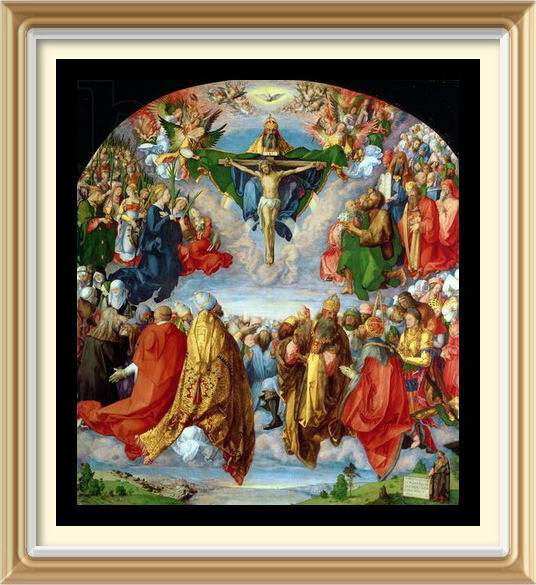 Renaissance Religious Art Gift ALBRECHT DURER Print ADORATION OF THE ...