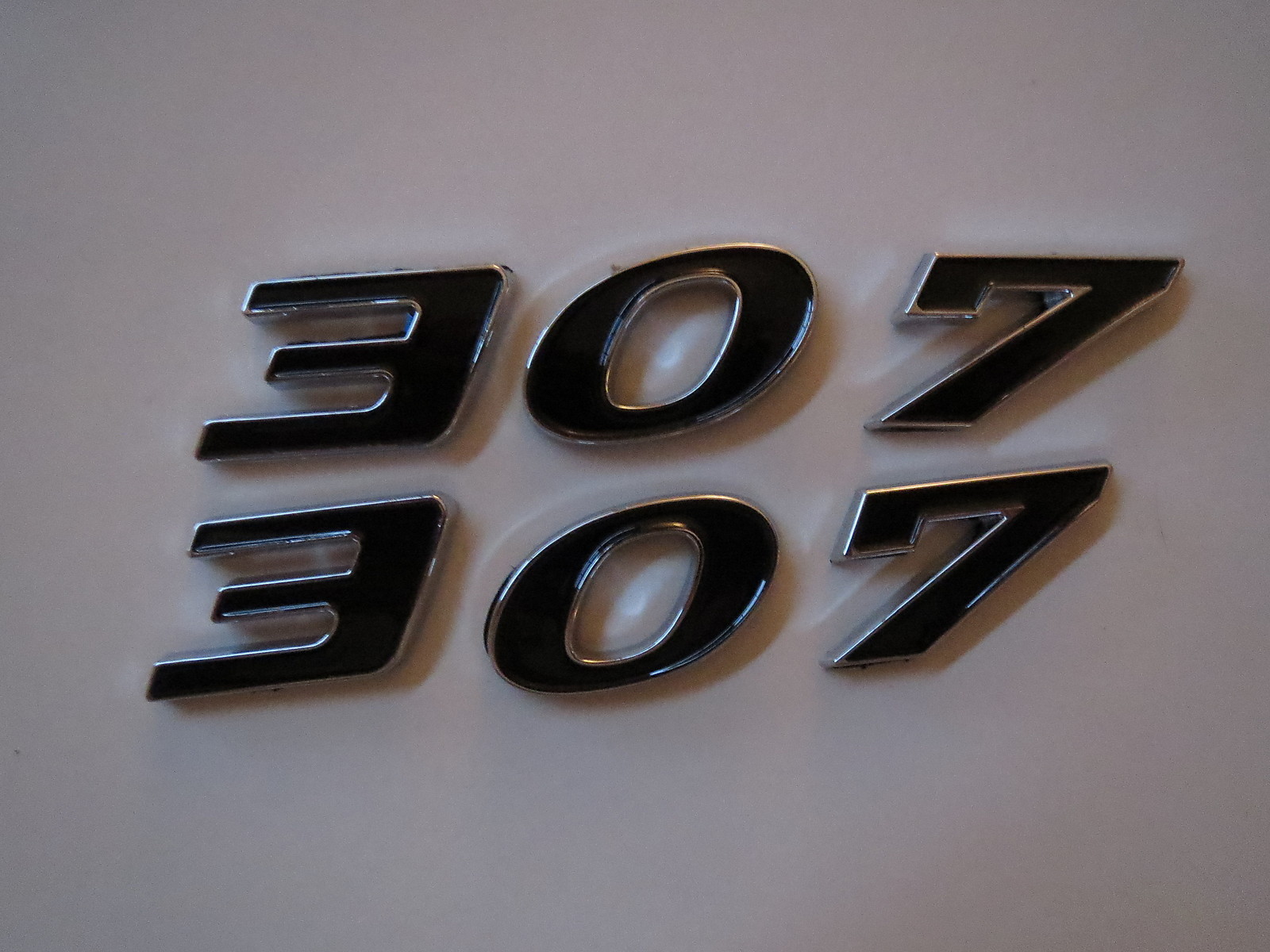 CHEVROLET 307 ENGINE ID FENDER HOOD SCOOP QUARTER TRUNK EMBLEMS - BLACK ...