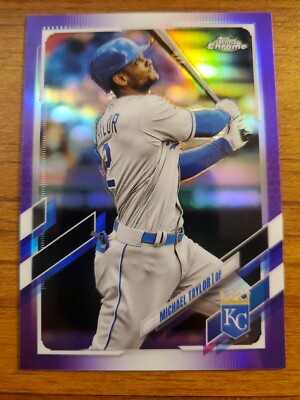Michael Taylor 2021 Topps Chrome Purple Parallel Refractor #USC61 | eBay