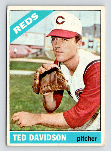 1966 Topps Card, #89 Ted Davidson, Cincinnati Reds | eBay
