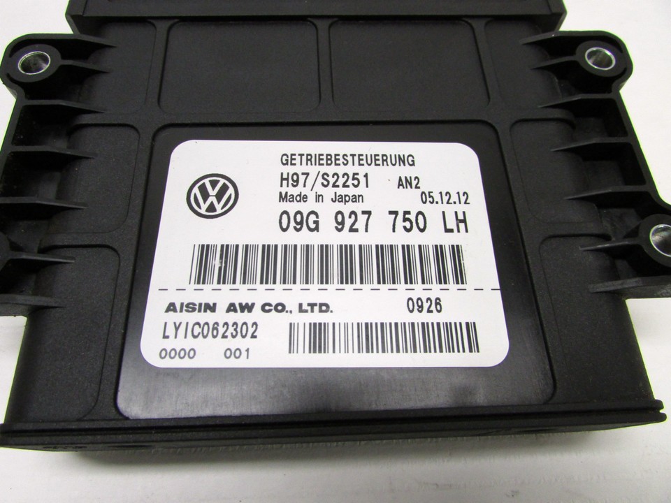 2013 VW PASSAT SE TCM TRANSMISSION CONTROL MODULE 09G 927 750 LH OEM 12 ...
