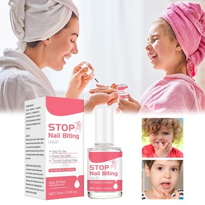 15ml Nail Biting Prevention Polish Stop Nail Biting Polish Tumb Sucking ...