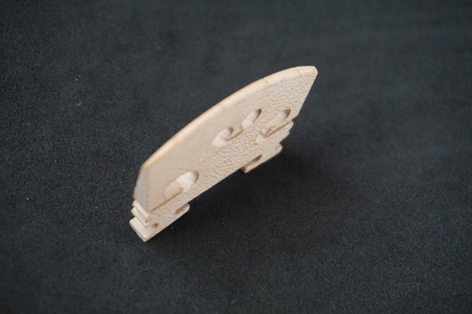 New Pre-Fitted Violin Bridge Full Size 4/4 Maple Wood US Fast Shipping ...