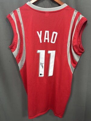 Yao Ming Signed Houston Rockets Jersey AUTO BAS Beckett Sz XL | eBay
