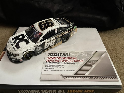 NASCAR Diecast 2020 Timmy Hill Roofclaim iRacing Texas Win Toyota Camry ...