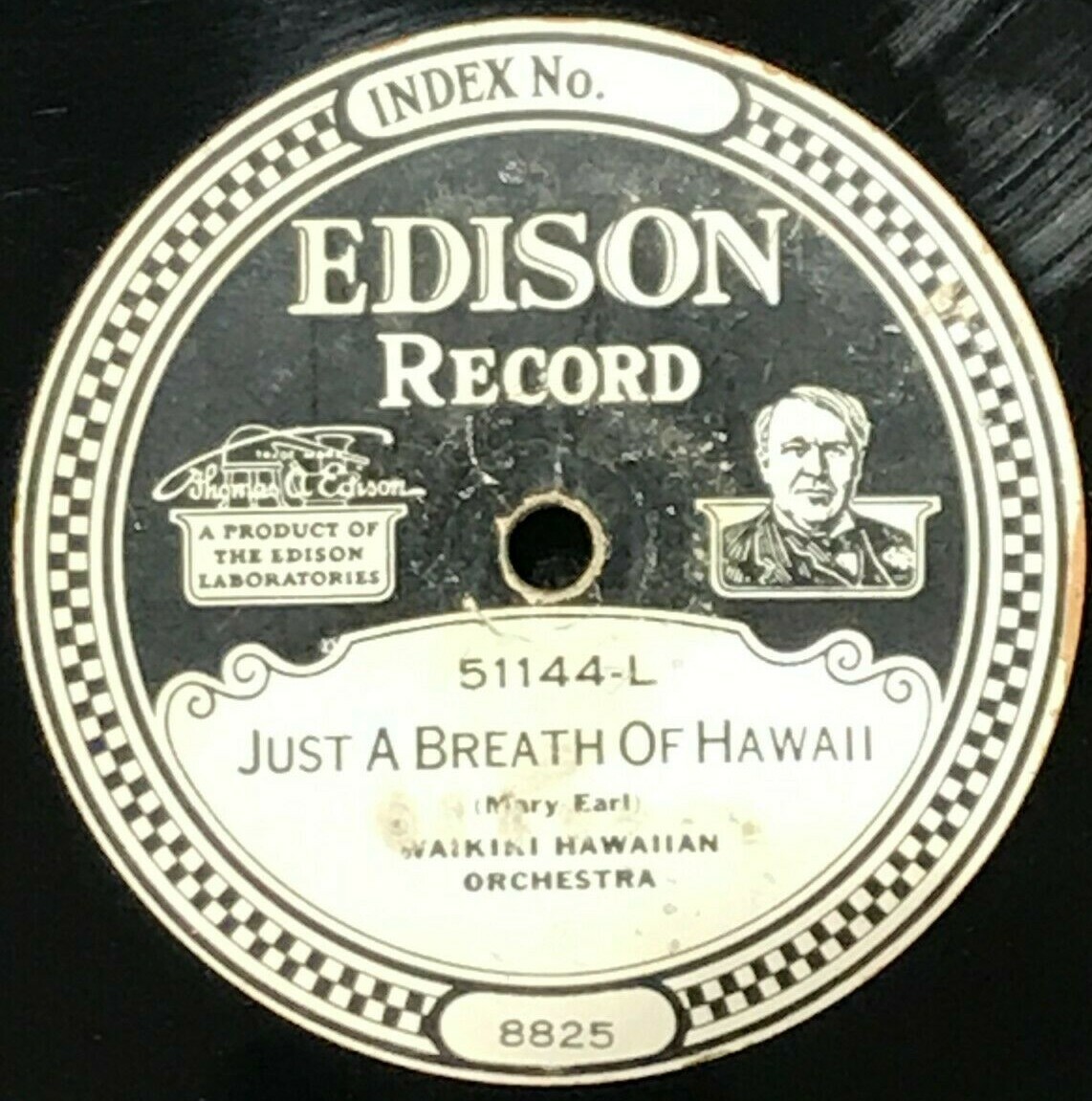 JUST A BREATH OF HAWAII / ONE LITTLE SMILE Edison Diamond Disc HILO ...