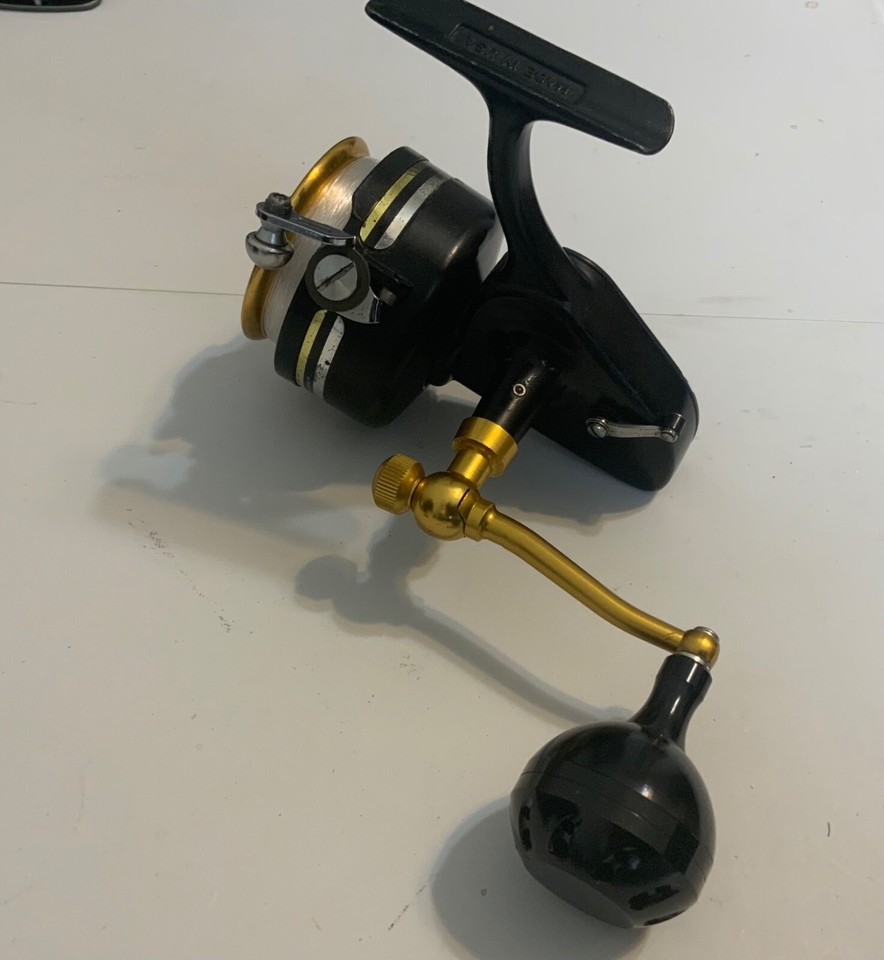 Vintage Penn 704Z Fishing Spinning Reel Bailess Converted & Power Knob ...