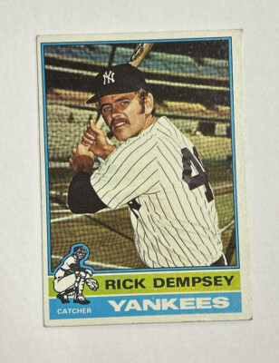1976 Topps Baseball Rick Dempsey New York Yankees Card #272 | eBay
