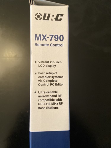 URC MX790 IR/RF PC Programmable Remote w/ 2" Color LCDScreen. for sale ...