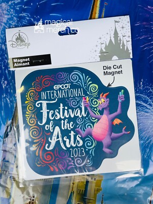 2023 Disney Parks Epcot Festival Of The Arts Logo Figment Car Magnet | eBay