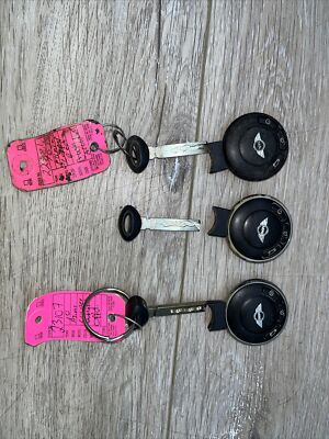 LOT OF 3 Mini Cooper Key Fobs Used 3 Buttons | eBay