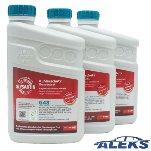 Original 3 L Basf Glysantin G48 Frostschutzkonzentrat Kühlerfrost Blue ...