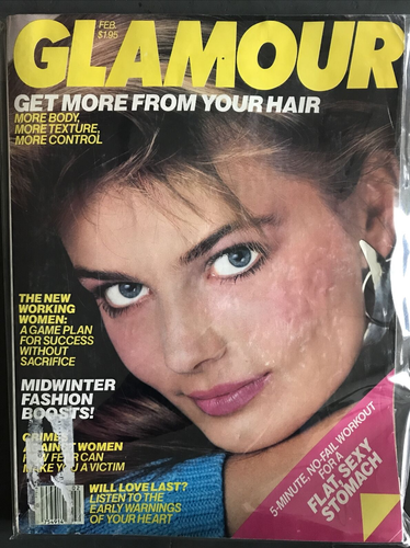 GLAMOUR MAGAZINE-FEBRUARY 1986-PAULINA PORIZKOVA-THE WORKING WOMEN-5 ...