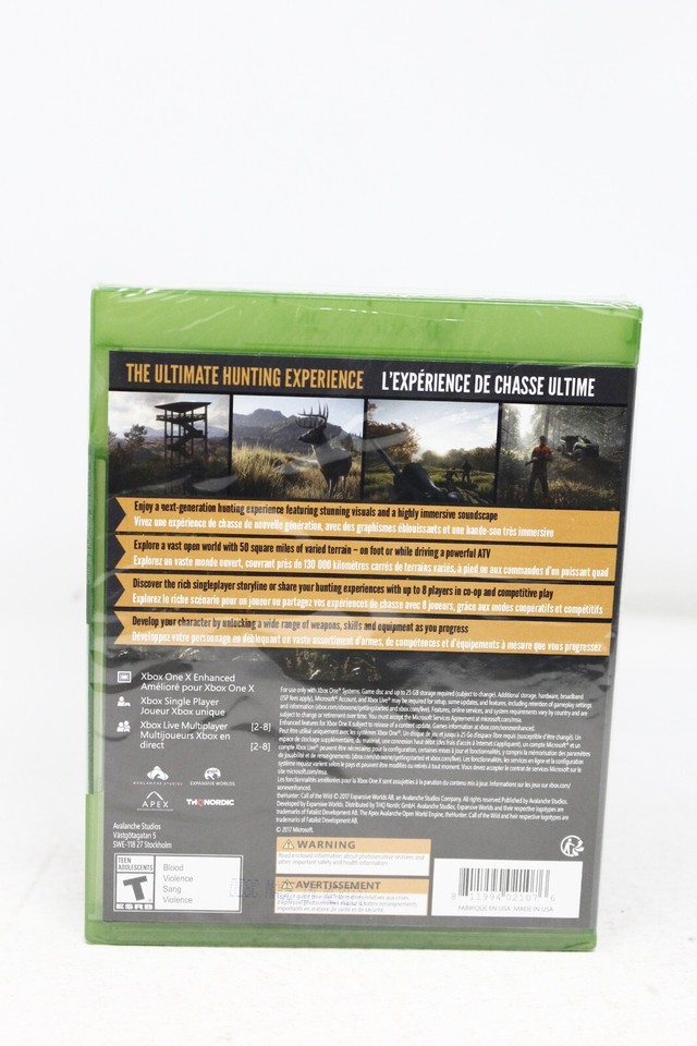 The Hunter: Call Of The Wild Microsoft Xbox One Hunting Video Game ...