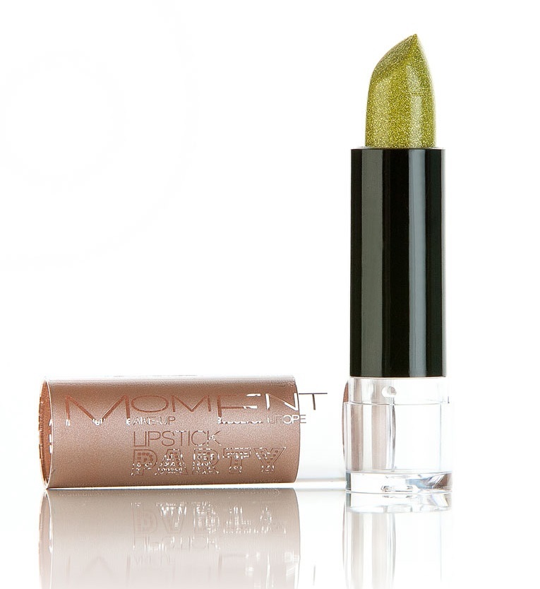 Moment Make Up Rouge À Lèvres Party Paillette Brillant Fête Couleur OR ...