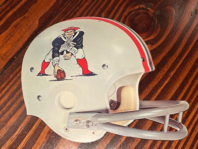 Vtg 1970s New England Patriots NFL RIDDELL Football Helmet CARDBOARD ...