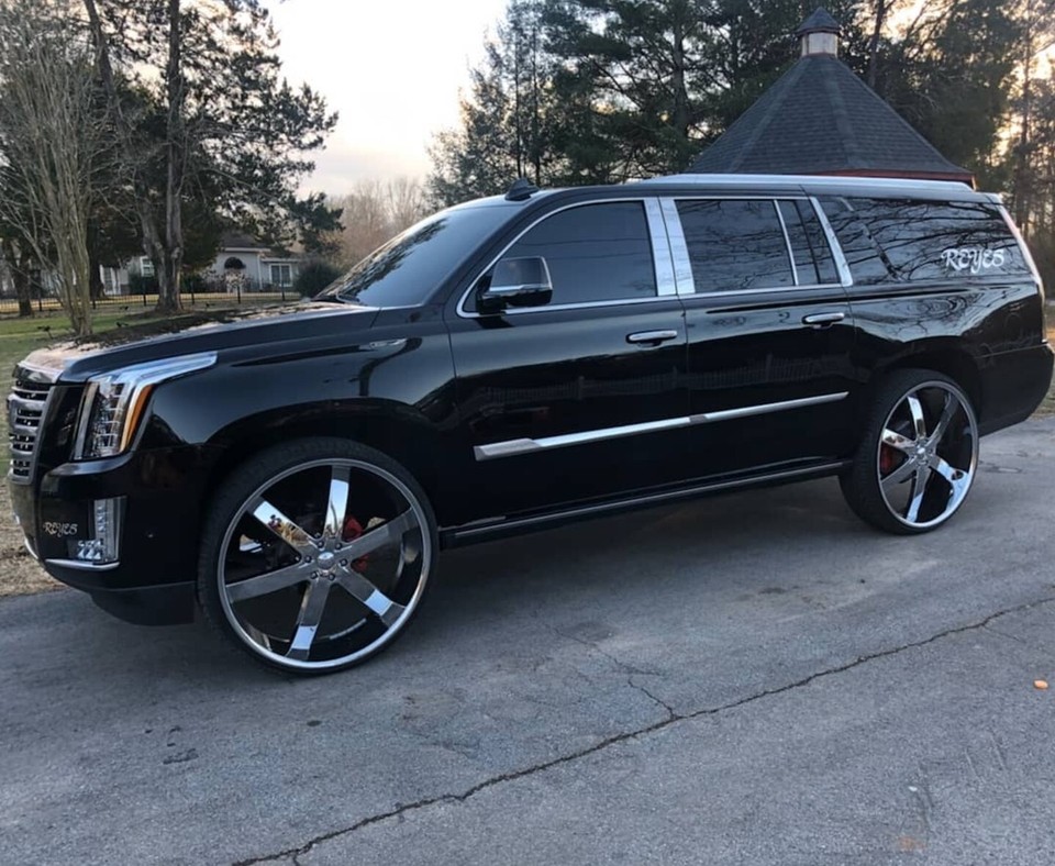 30" Inch Chrome U2 55 Wheels Rims 6x139.7 6x5.5 24 26 28 | One Piece ...