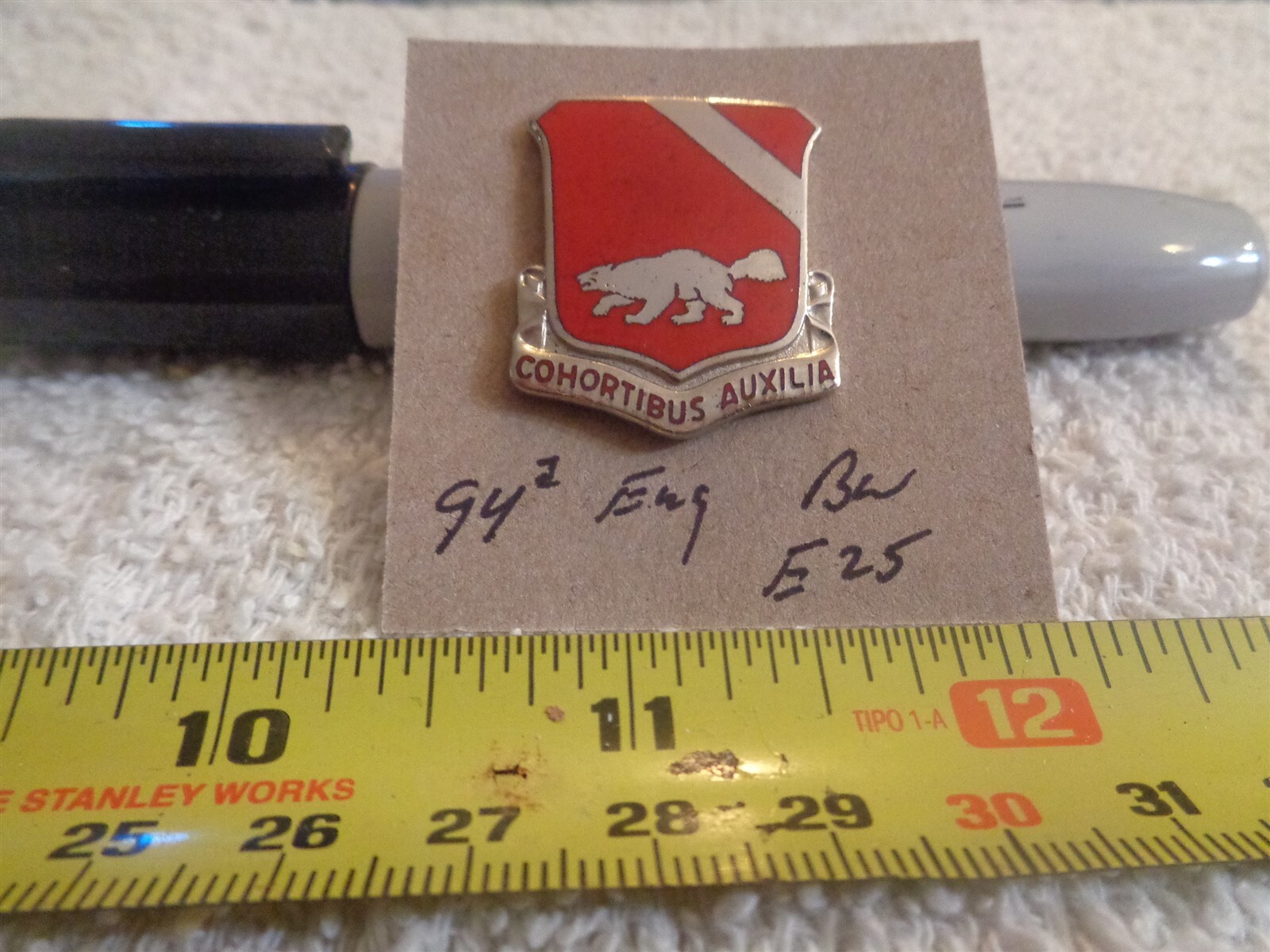 94th Engineer Battalion E25 Unit Crest, DI, DUI (DRAW#M6) | eBay