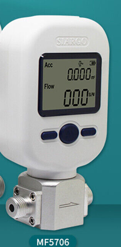 Digital Gas Mass Flow Meter Oxygen Gas Air Flow Rate Tester Flowmeter 0 ...
